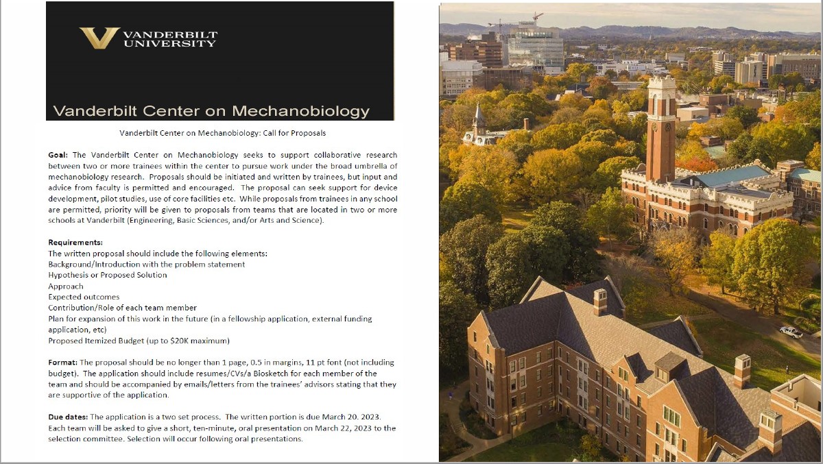 Mechanobiology Center Events - School of EngineeringSchool of ...